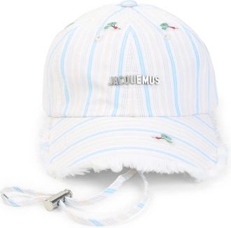 Jacquemus unisex, Accessoires, Multicolore, Taille: 56 CM 1MF Jacquard Classic Stripes Hat