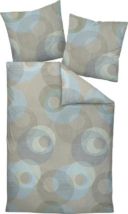 Janine Bettw&auml;sche Feinbiber gr&uuml;n Gr&ouml;&szlig;e 1x 135x200 cm + 1x 80x80 cm