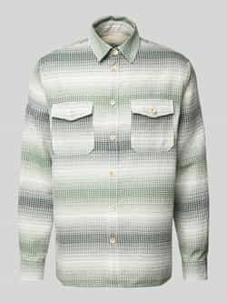 Scotch & Soda Relaxed Fit Hemdjacke mit Strukturmuster