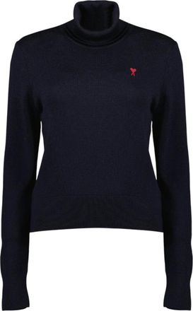 Ami Homme, Tops, Bleu, Taille: L De Coeur Turtleneck Sweater