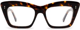 Retro Superfuture Brille im Butterfly-Design - Braun