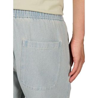 Sams&oslash;e & Sams&oslash;e Short en denim de coton piqu&eacute; m&eacute;lang&eacute;