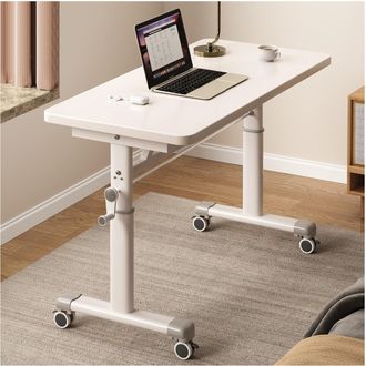 Generic Manuell Verstellbarer Schreibtisch, Stehpult, Arbeitstisch, Gaming-Schreibtisch, beweglicher Schreibtisch, Computertische for Zuhause, Büro, Arbeitspl
