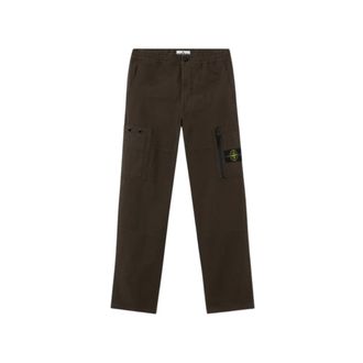 Stone Island Straight Leg Hosen - - Trousers - Herren - Braun - W30