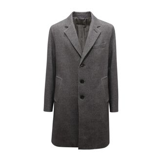 Circolo 1901 Glencheck-Mantel Grau - - Coats - Herren - Grau - L