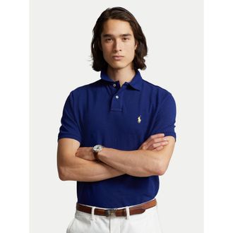 Polo Ralph Lauren Poloshirt Core Replen 710795080 Dunkelblau Slim Fit