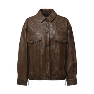 Golden Goose Leather Jackets - - Jackets - Damen - Braun - S