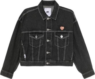 Chocoolate veste à patch logo - Gris