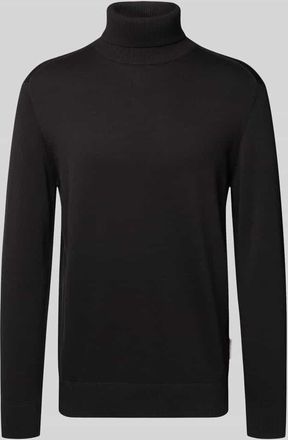 Tom Tailor Denim Regular Fit Rollkragenpullover aus reiner Baumwolle