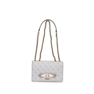 Guess Eco-Leder Flap Schultertasche - - Bags - Damen - Beige - ONE SIZE