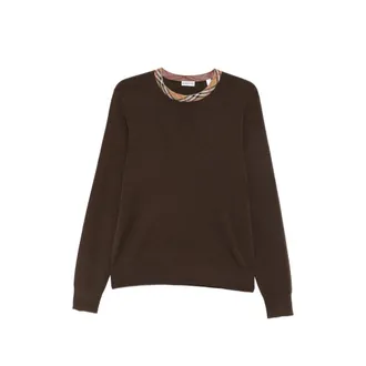 Burberry Check-trim Long Sleeve T-shirt