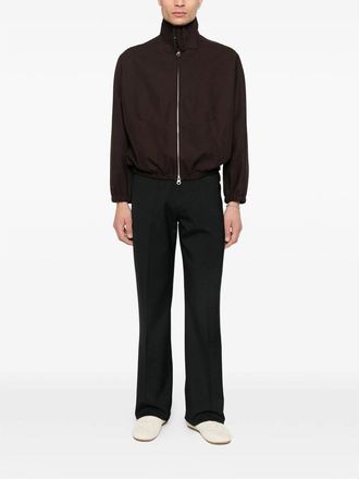 Courr&egrave;ges Cotton Bomber Jacket - Brown