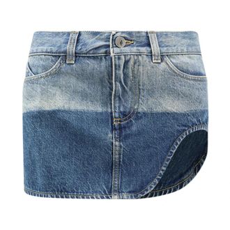 The Attico Denim Minirock - - Skirts - Damen - Blau - S