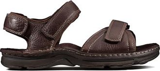 Clarks Atl Part, Sandales homme - Marron (Dark Brown Lea), 43 EU (9 UK)