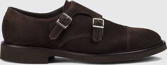 Doucal's Wildleder-Monk-Schuhe von mit doppelter Schnalle und runder Kappe