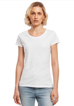 Build Your Brand Damen T-Shirt Ladies Basic Tee, Farbe White, Größe 3XL