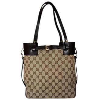 Gucci Pre-owned GG Canvas Tote Bag - - Pre-owned - Damen - Beige - ONE SIZE