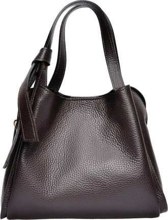 Anna Luchini Kastanienbraun Rindsledertasche