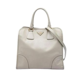 Prada Pre-owned Vintage Satchel - Femme - Pre-owned - Gris - Taille: ONE Size