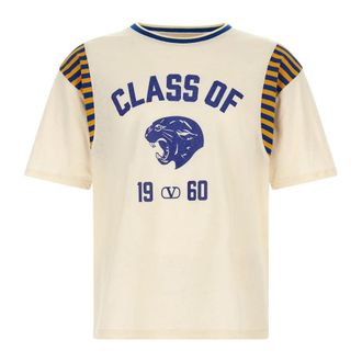 Valentino Garavani Panther T-Shirt - - Tops - Herren - Mehrfarbig - L