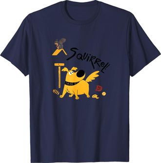 Pixar Disney and Pixars Dug Days Squirrel Bird Feeder T-Shirt
