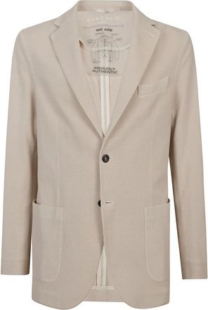 Circolo 1901 Homme, Vestes, Beige, Taille: 3XL Oxford Jacket