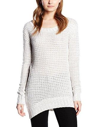 Urban Classics Femme Pull Long Large pour Femme Sweater, Blanc - Weiß (Offwhite 555), M EU
