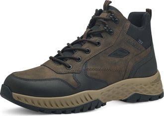 s.Oliver Herren Sneaker hoch mit Fütterung Wasserabweisend Freizeit, Braun (Brown Comb.), 45 EU