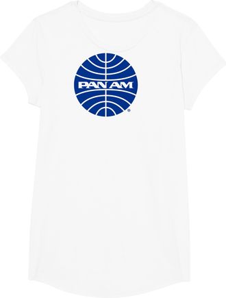Pan Am Blaues Umrisslogo von Pan Am T-Shirt