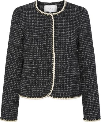 Vero Moda Damen Yasclara Ls Jacket Noos, Black, Numeric_40