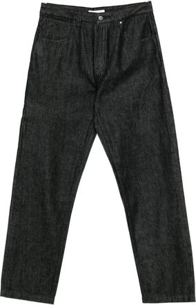 Entire studios jean à patch logo - Noir