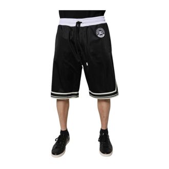 Dolce & Gabbana Sport Bermuda Sweat Shorts - - Shorts - Herren - Schwarzk - 2XL