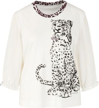 Marc Cain Blusenshirt mit Leo-Print