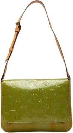 Louis Vuitton Pre-owned Sac bandouli&egrave;re Thompson Street Monogram Vernis - Femme - Pre-owned - Vert - Taille: ONE Size