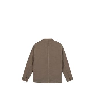 Maison Labiche Veste brod&eacute;e en coton m&eacute;lang&eacute;