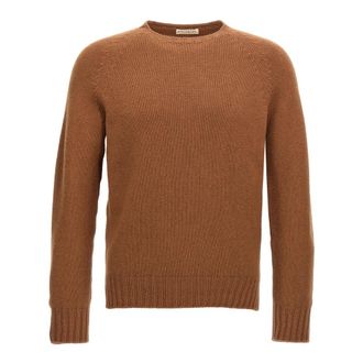 Maryya Rundhals-Pullover - - Knitwear - Herren - Braun - S
