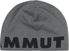 Mammut Bonnet avec Logo, Acier/Noir, Taille Unique