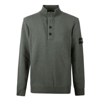 Stone Island Casual Strickpullover - - Knitwear - Herren - Gr&uuml;n - S