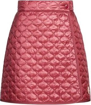 Moncler kurzer Quiltrock - rot