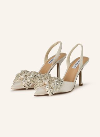 Steve Madden Slingpumps Lovie Mit Schmucksteinen weiss