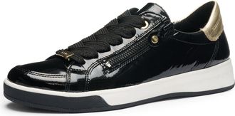 Ara Damen Rom Sneaker, Schwarz Platin, 41.5 EU