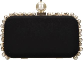 Rosantica Femme, Sacs, Noir, Taille: ONE Size Clio Pearl Satin Clutch