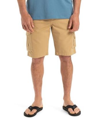 Quiksilver Crucial Battle Cargo Shorts, Kaki, (34W) UK Mens
