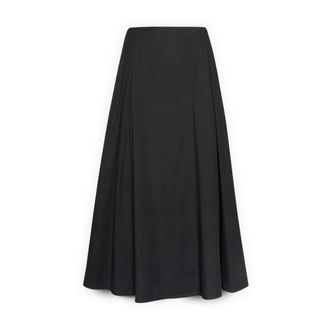 Elena Miro A-Linien Midirock - - Skirts - Damen - Schwarzk - 6XL