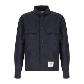 Thom Browne Herren, Jacken, Blau, 2XLGr&ouml;&szlig;e