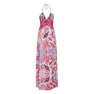 Philipp Plein Femme, Robes, Multicolore, Taille: 40 FR Long Dress Colorful Circus