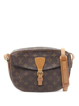Louis Vuitton Genefeuille Schultertasche aus Monogramm-Canvas - Braun