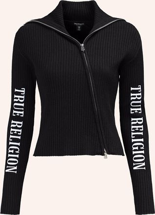 True Religion Sweater Zip schwarz