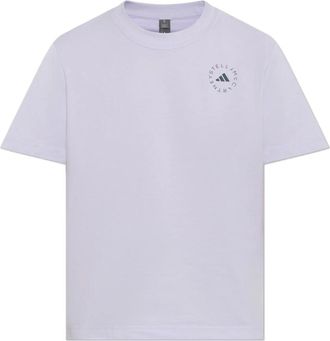 adidas by Stella McCartney Femme, Sport, Violet, Taille: 38 FR Logo T-shirt