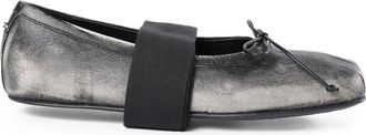 Ann Demeulemeester Ballerinas mit Schleifendetail - Grau